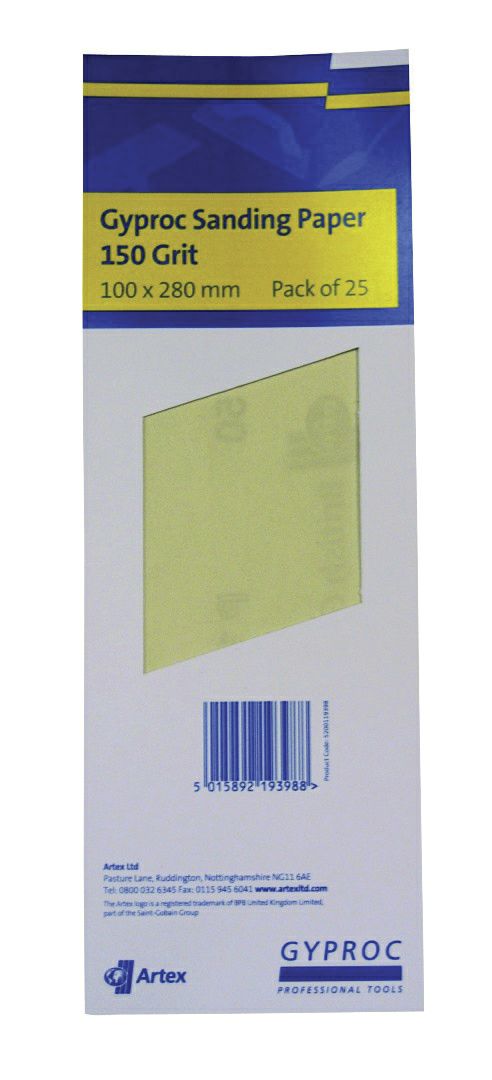GYPROC 150g Sandpaper - HiC Stornoway