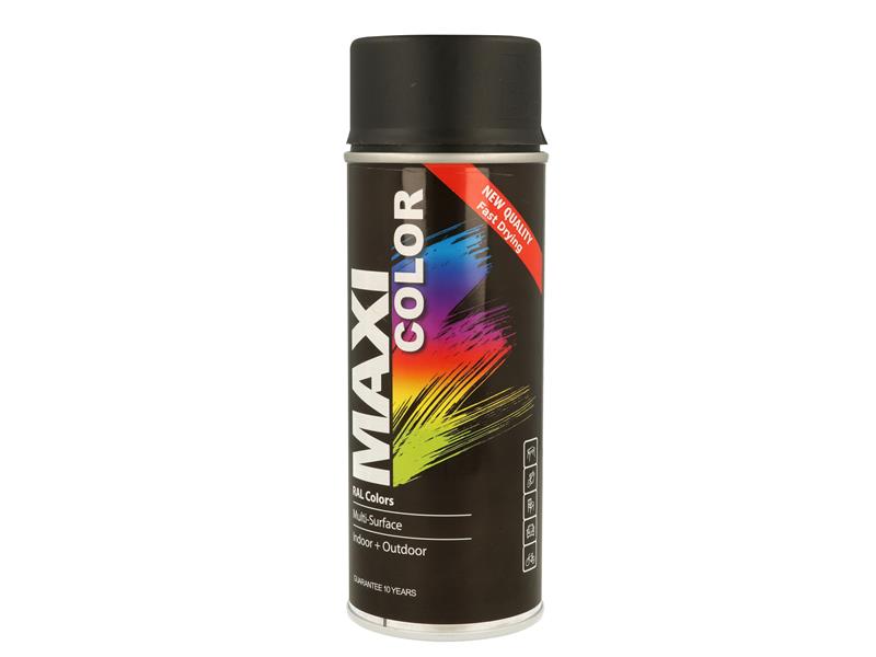 PKT MAXICOL MATT 400ML DEEP BLACK - HiC Stornoway