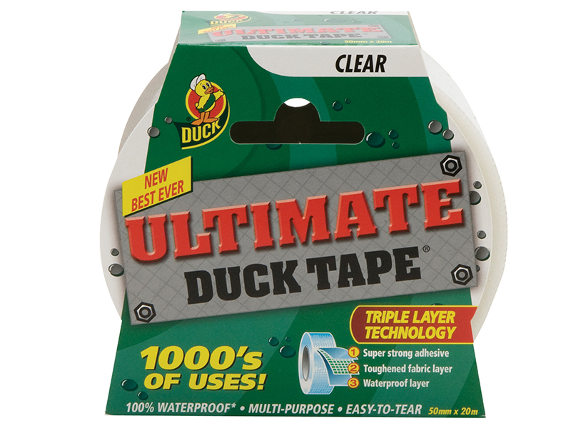 SHU Duck Tape Ultimate CLR 50MM X 20M - HiC Stornoway