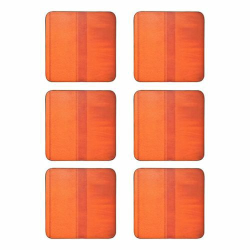 Denby Colours Orange 6pk Coasters - HiC Stornoway