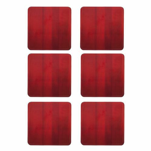 Denby Colours Red 6pk Coasters - HiC Stornoway