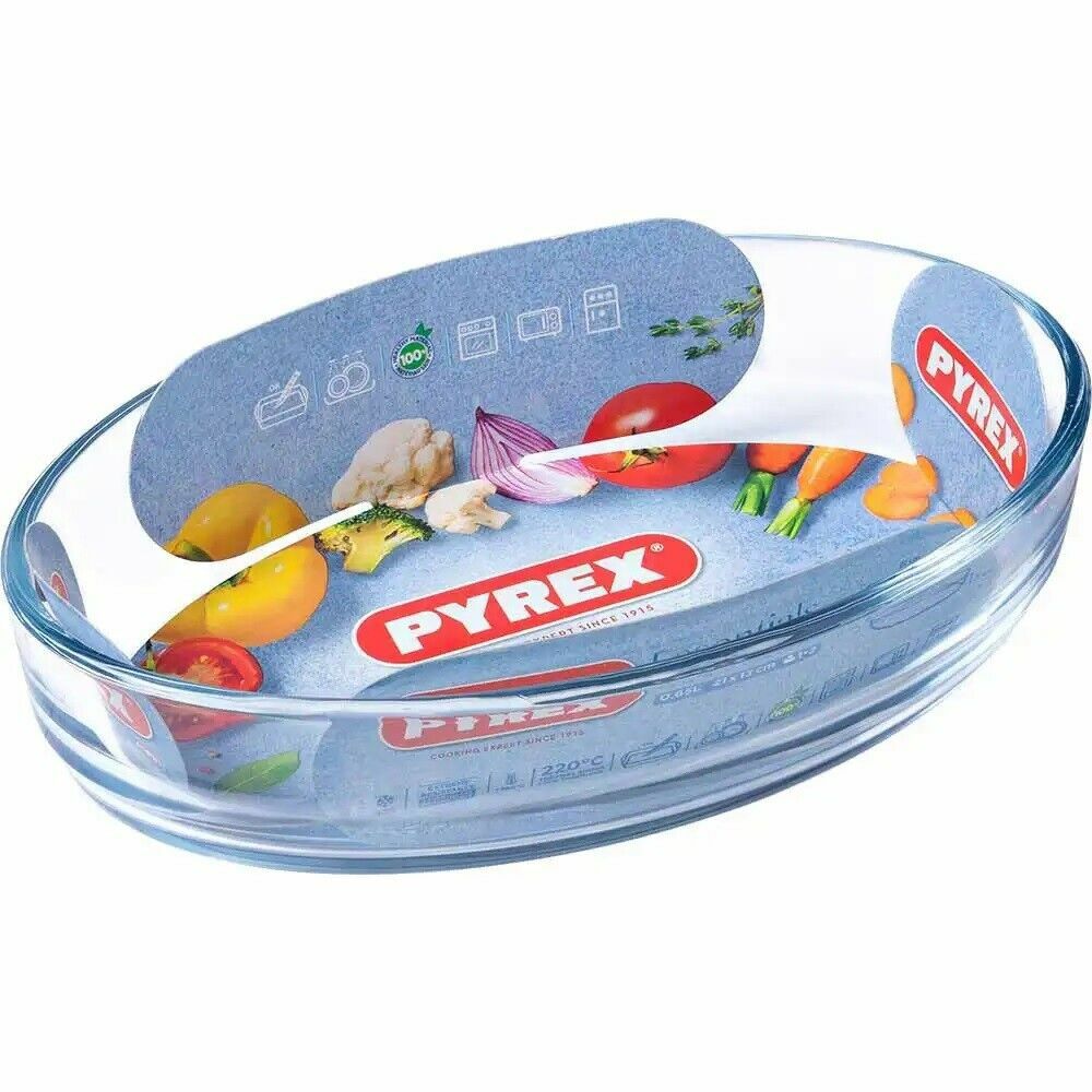 PYREX Essentials Oval Roaster 21x13cm - HiC Stornoway