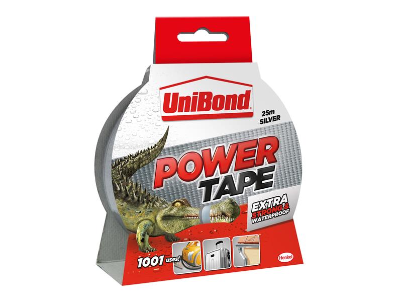 UNIBOND Powertape Silver 50mm x 25m + 20% free - HiC Stornoway