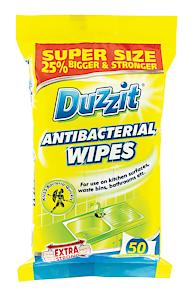 Duzzit Anti-Bacterial Wipes 50 Pack - HiC Stornoway