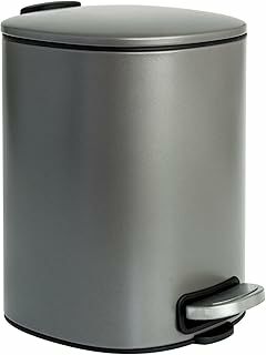 BLU Santorini 5L Pedal Bin Platinum - HiC Stornoway