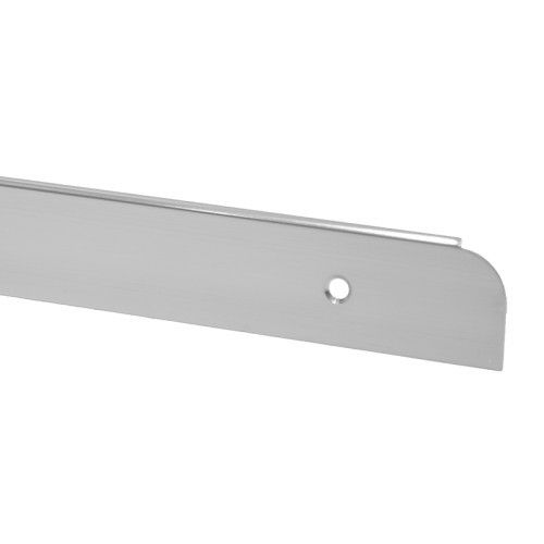 40mm Matt Silver End Worktop Section - HiC Stornoway