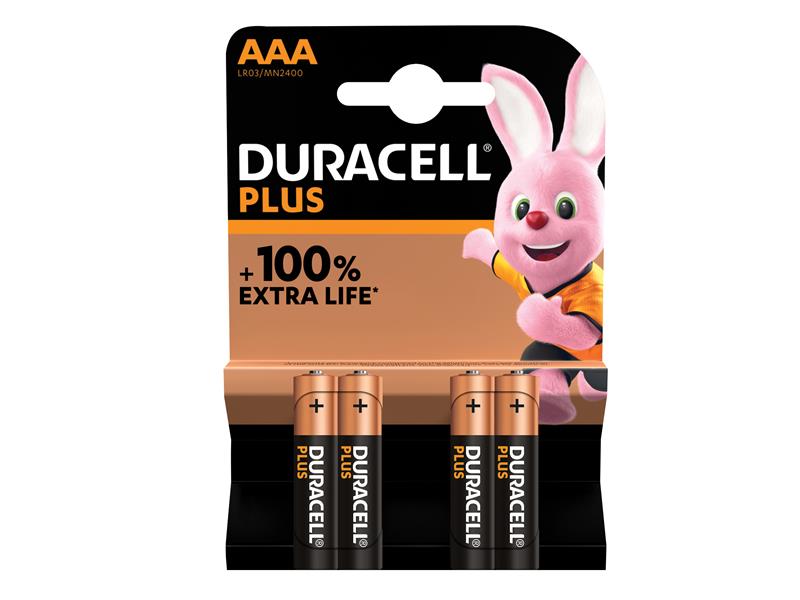 AAA Cell Plus Power +100% Batteries (Pack 4) - HiC Stornoway