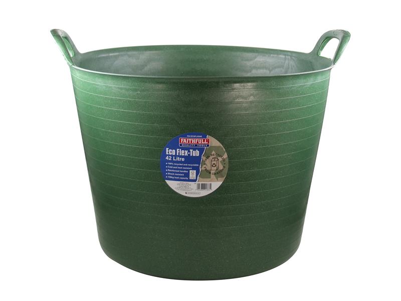 FAI Eco Flex Tub 42 litre - Recycled Green - HiC Stornoway