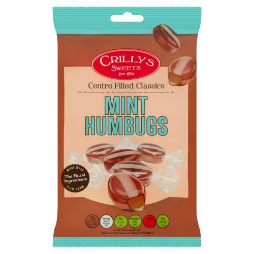 Crillys 130g Mint Humbugs - HiC Stornoway