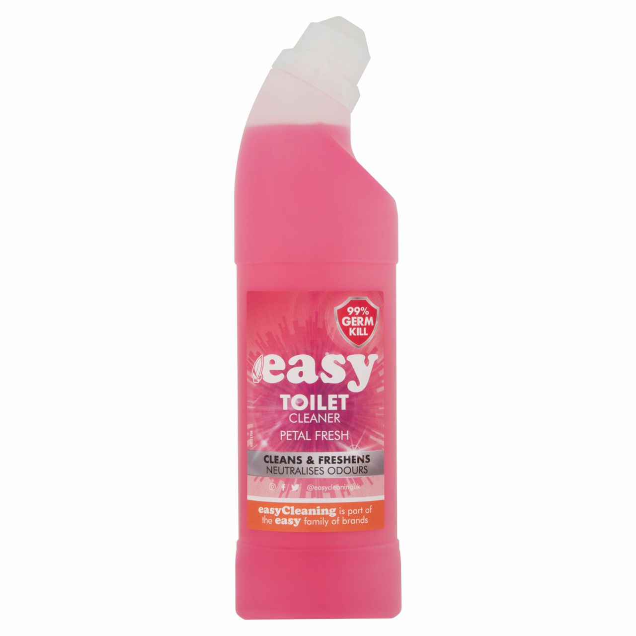 Easy 750ml Liquid Toilet Cleaner Petal - HiC Stornoway