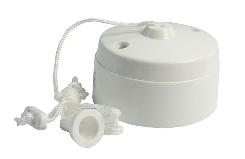 JEGS ASTA APPROVED 5 AMP 2 WAY CEILING PULL SWITCH - HiC Stornoway