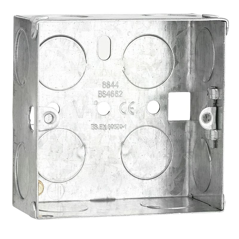 JEGS 1 GANG 35MM METAL BOX - HiC Stornoway